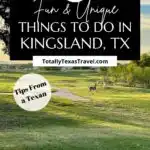 13 Unique Things To Do In Kingsland, Texas - Totally Texas Travel